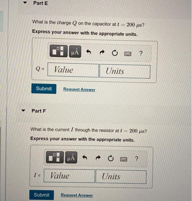 Solved The switch in (Epure 1) has boen in position 1 for a | Chegg.com