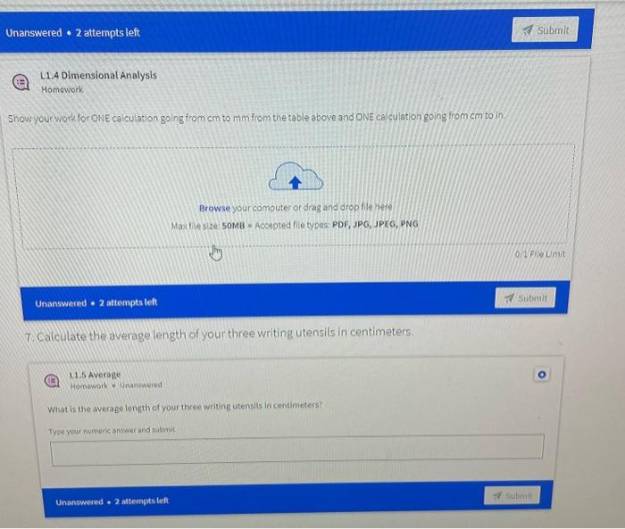 Solved Now, using dimensional analysis, convert the | Chegg.com