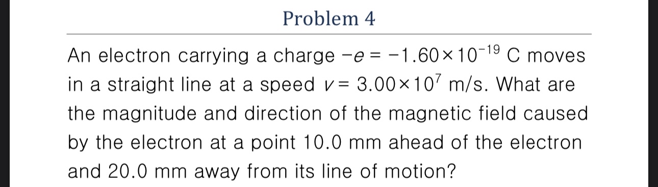 Solved Problem 4An electron carrying a charge | Chegg.com
