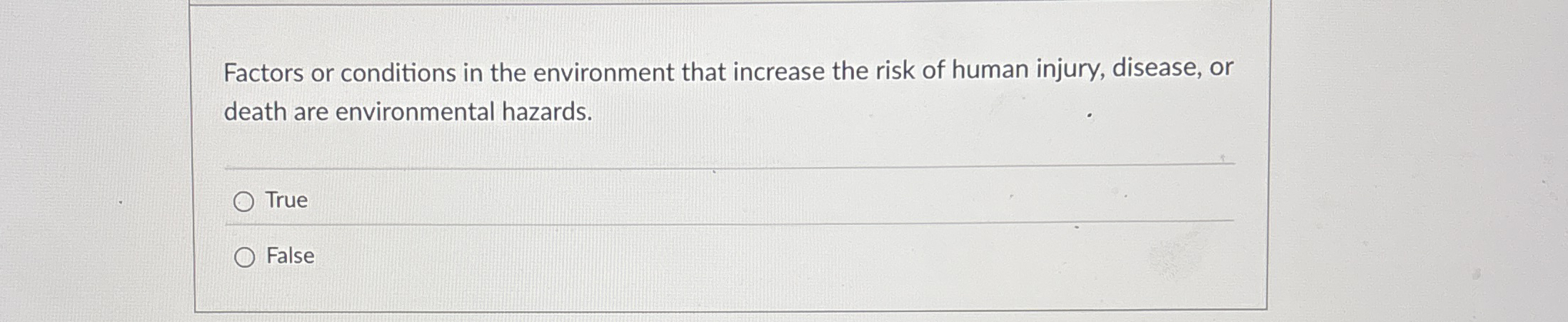 Solved Factors or conditions in the environment that | Chegg.com