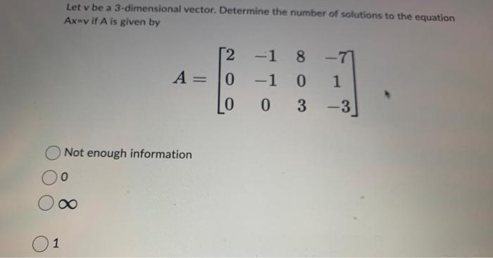 Solved Suppose that Span{v1,…,v4,v5)=R4. Let A be the matrix | Chegg.com