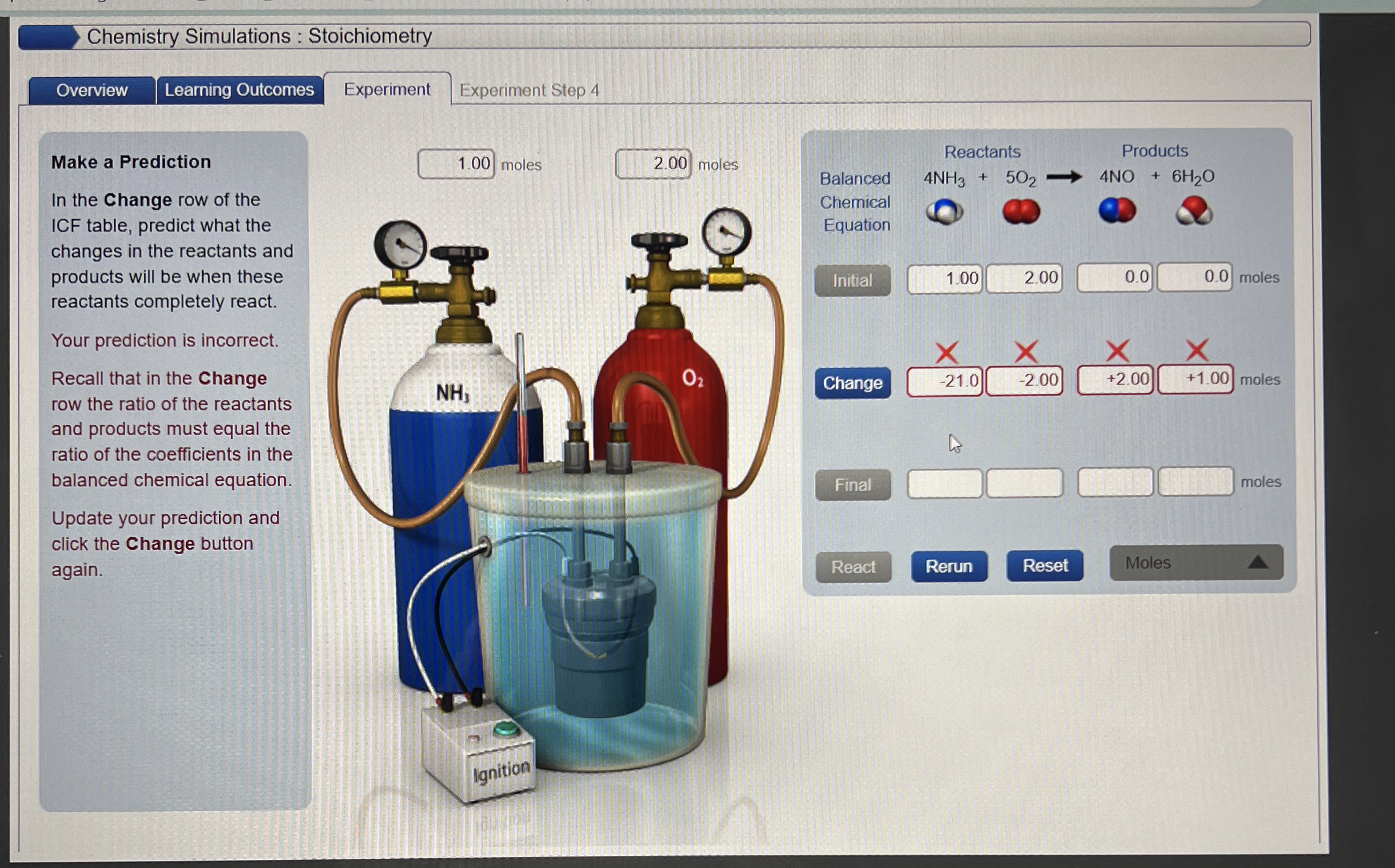 Solved Chemistry Simulations : StoichiometryLearning | Chegg.com