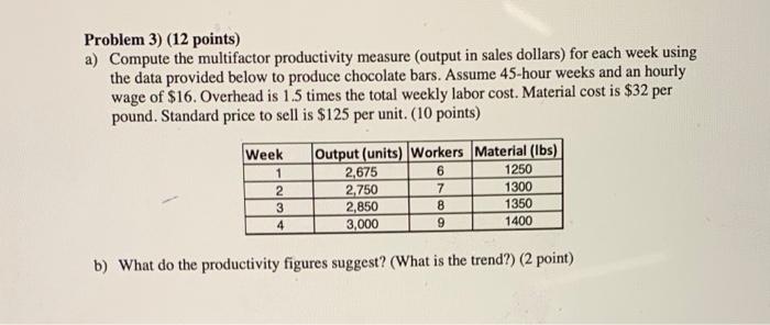 Solved problem 3 parts a and bpart B is only asking if the | Chegg.com