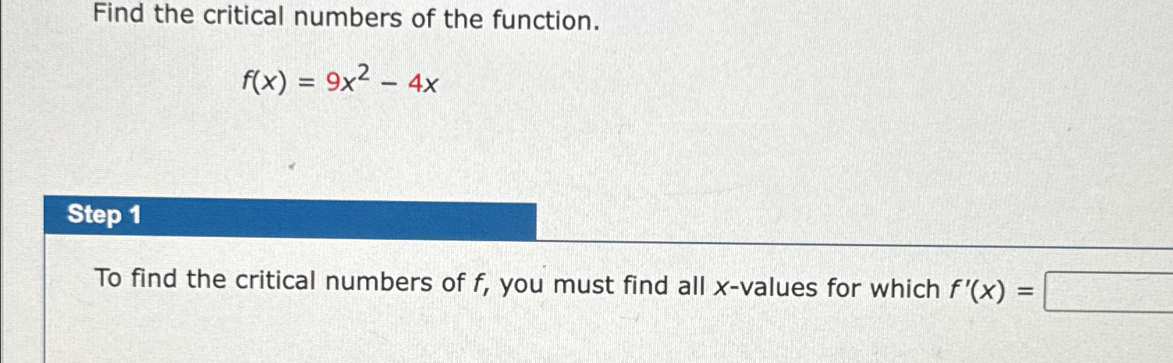 Solved Find the critical numbers of the | Chegg.com