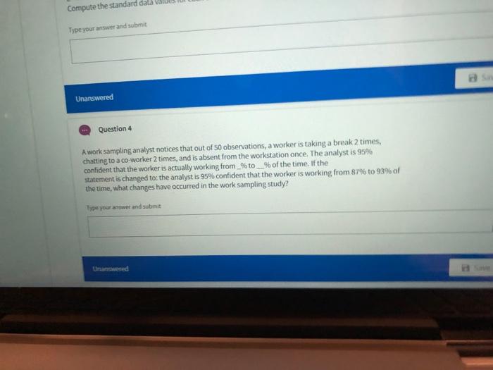 Solved Compute the standard data Type your answer and submit | Chegg.com