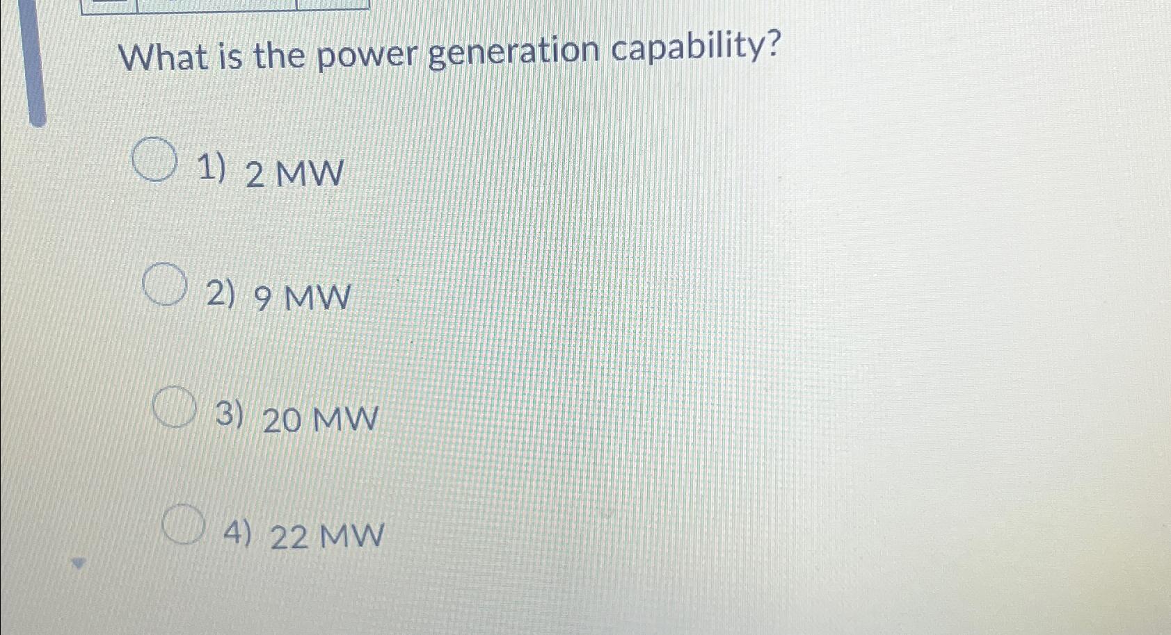 Solved What is the power generation | Chegg.com