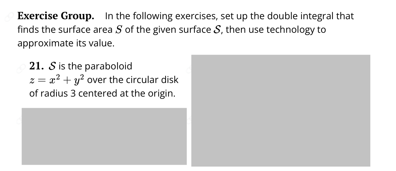 Solved Exercise Group. In the following exercises, set up | Chegg.com