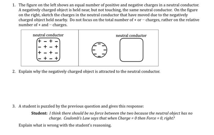 Solved 1. The figure on the left shows an equal number of | Chegg.com