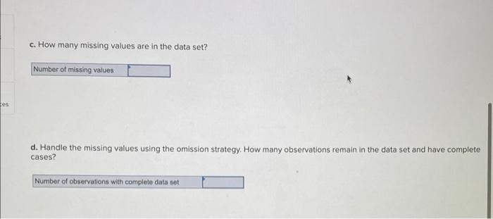 The accompanying data set contains five variables, | Chegg.com