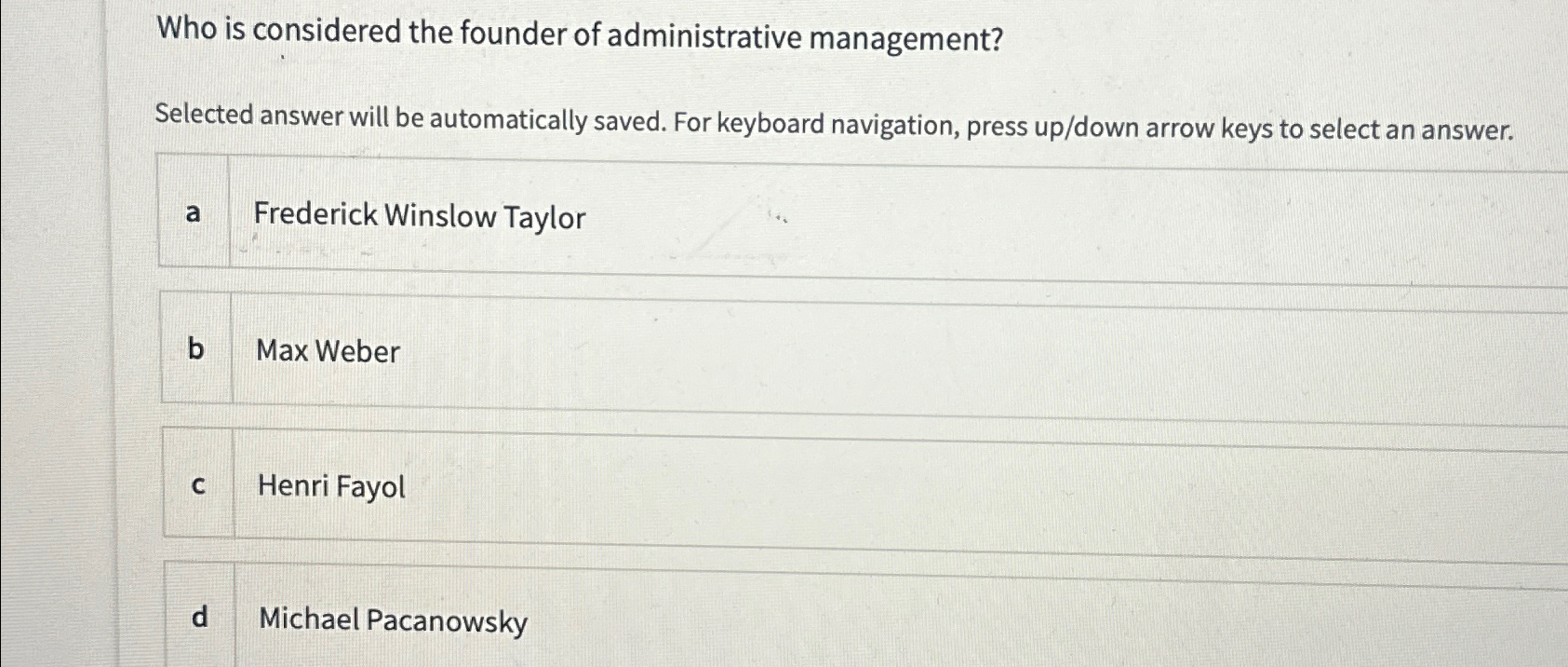 Solved Who is considered the founder of administrative | Chegg.com