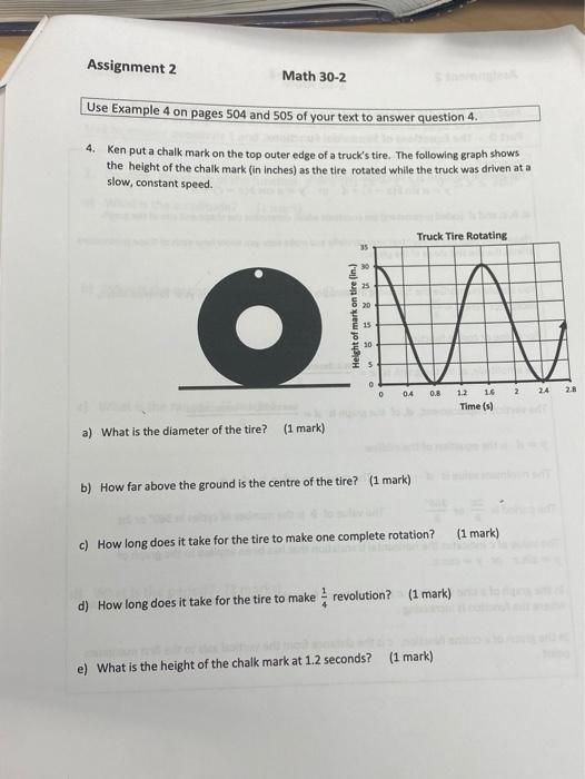 Solved Assignment 2 Math 30-2 Use Example 4 on pages 504 and | Chegg.com