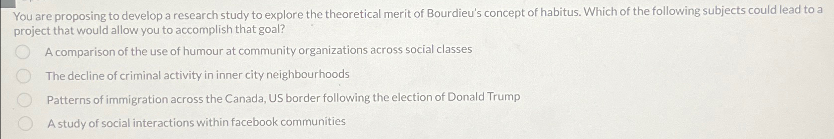 Solved You are proposing to develop a research study to | Chegg.com