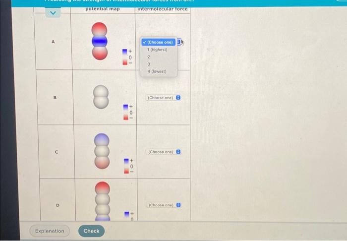 Solved Molecules of four imaginary substances are sketched | Chegg.com