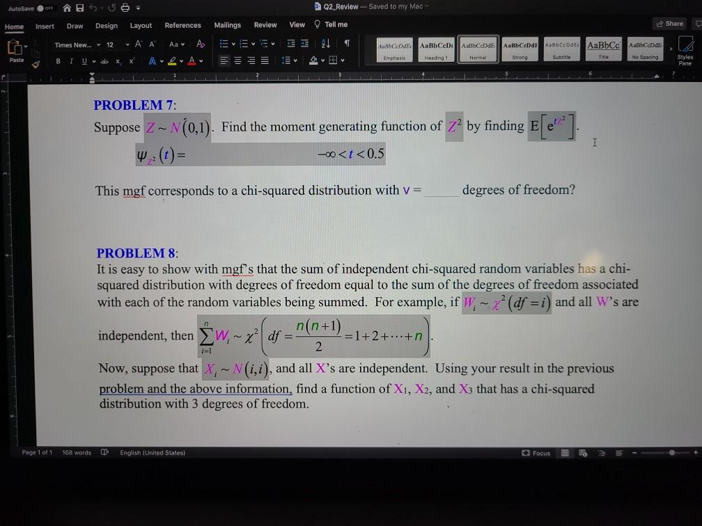 Solved AutoSave OF BS- Q2 Review - Saved to my Mac View Tell | Chegg.com