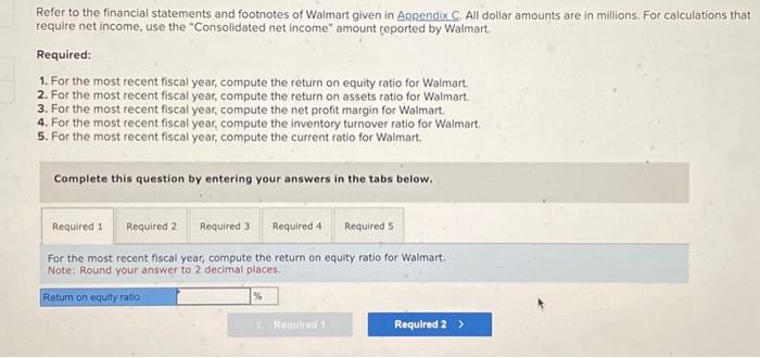 Solved Refer to the financial statements and footnotes of | Chegg.com