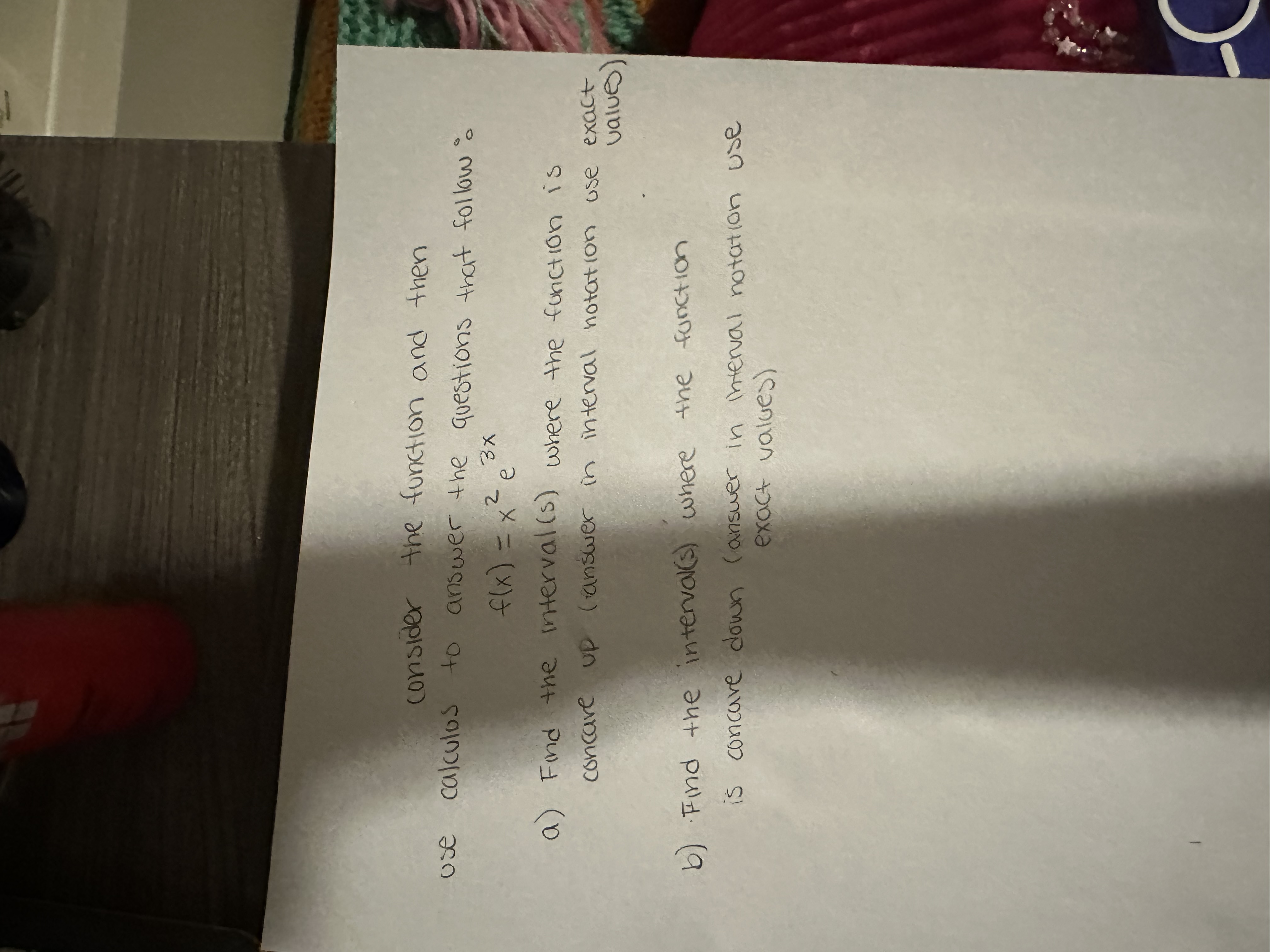 Solved consider the function and thenuse calculus to answer | Chegg.com