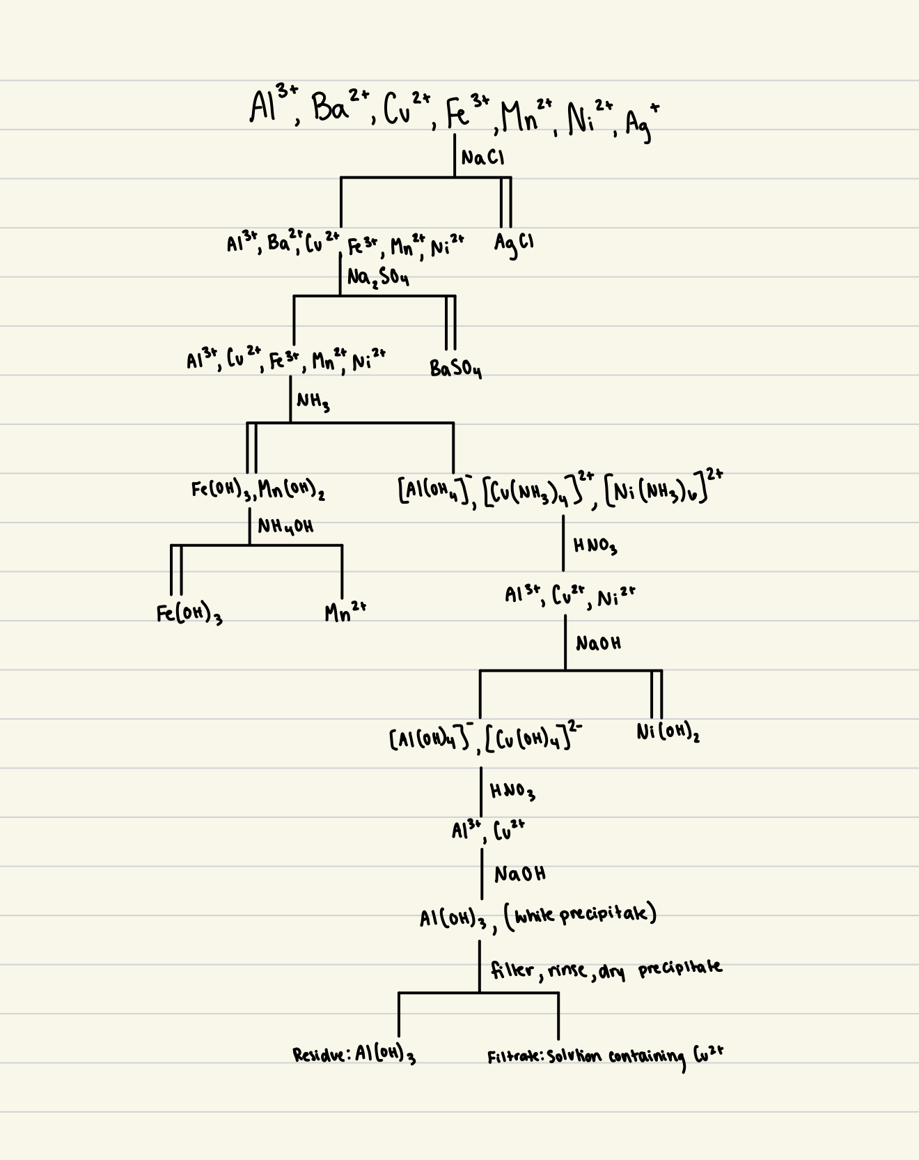Solved Does this separation scheme look correct? If not | Chegg.com