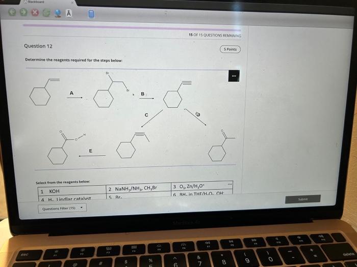 Solved Determine the reagents required for the steps | Chegg.com