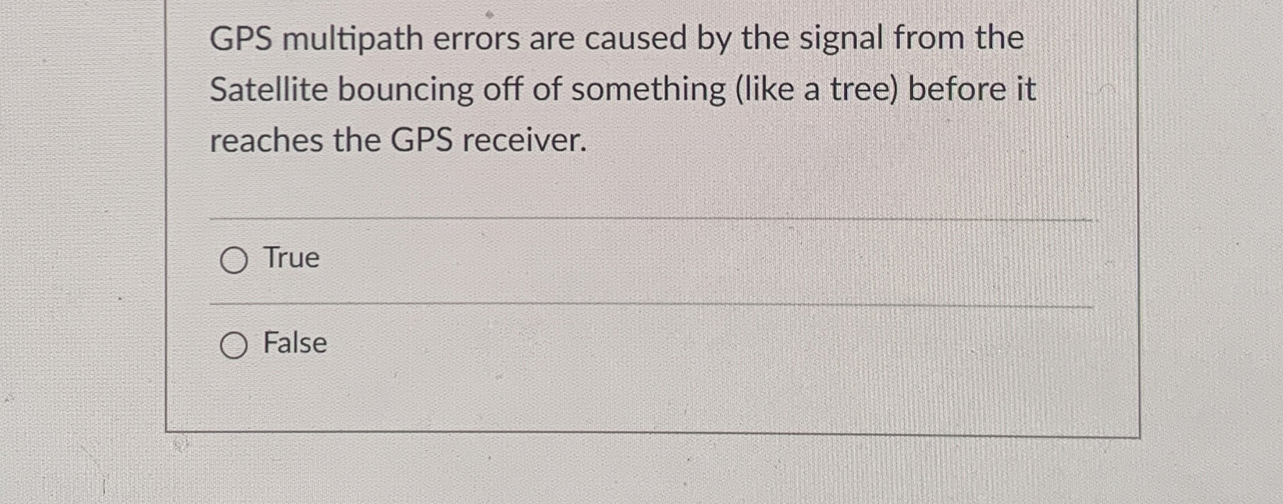 Solved GPS multipath errors are caused by the signal from | Chegg.com