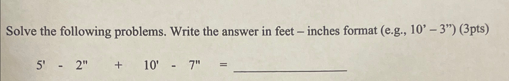 Solved Solve the following problems. Write the answer in | Chegg.com