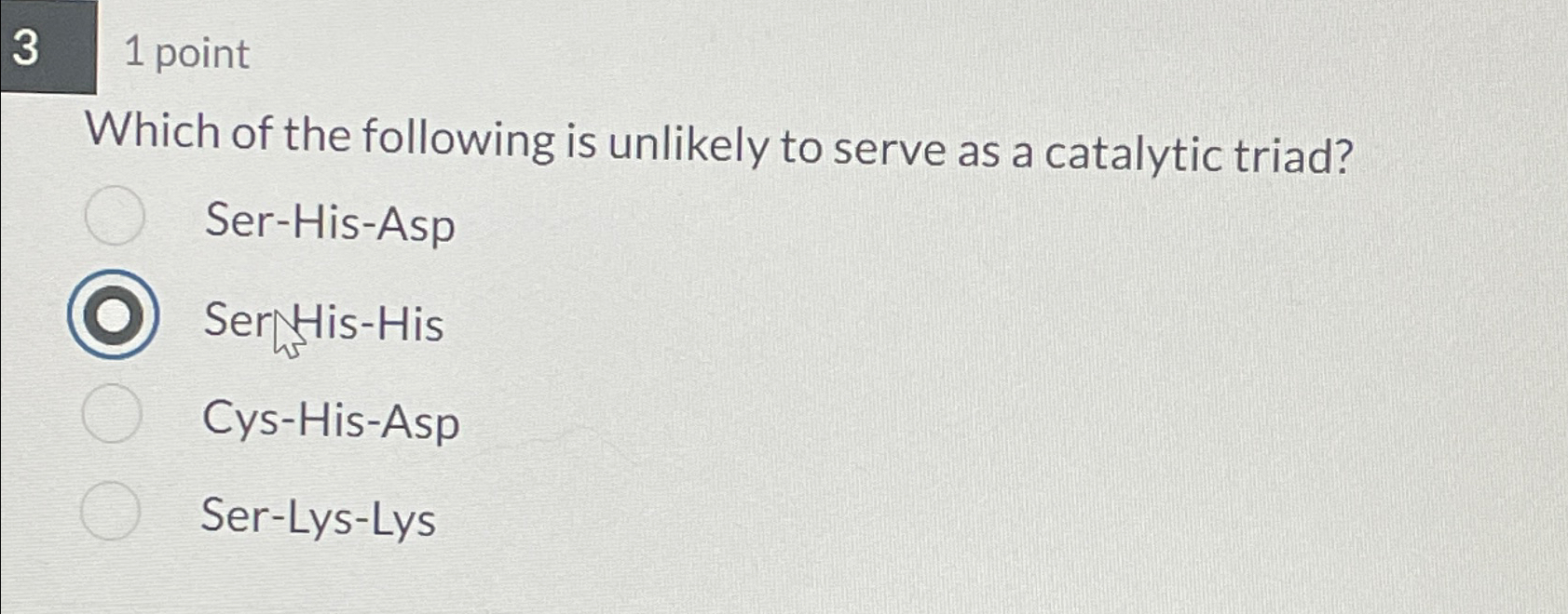 Solved 31 ﻿pointWhich of the following is unlikely to serve | Chegg.com