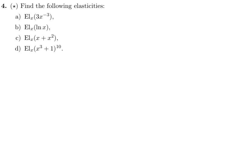 Solved ( *** ) ﻿Find the following | Chegg.com