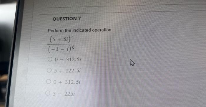 Solved Perform the indicated operation: | Chegg.com