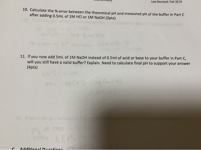 PART C: Why is a buffer a buffer? Buffer Chosen: | Chegg.com