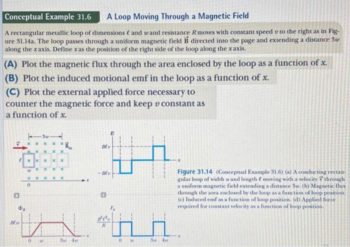 Solved A Loop Moving Through a Magnetic Field A rectangular | Chegg.com