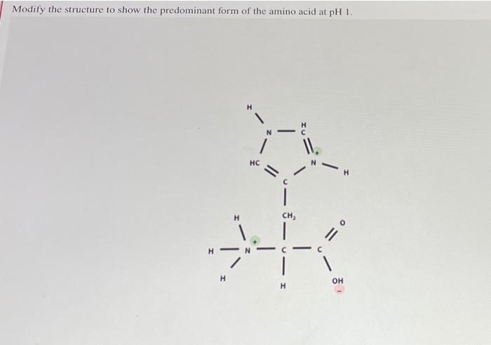 Solved Modify the structure to show the predominant form of | Chegg.com