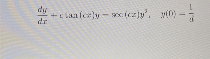 Solved Solve this PVI using the Bernoulli equations method | Chegg.com