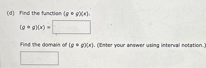 Solved Consider the following. f(x)=x1,g(x)=x+8 (a) Find the | Chegg.com