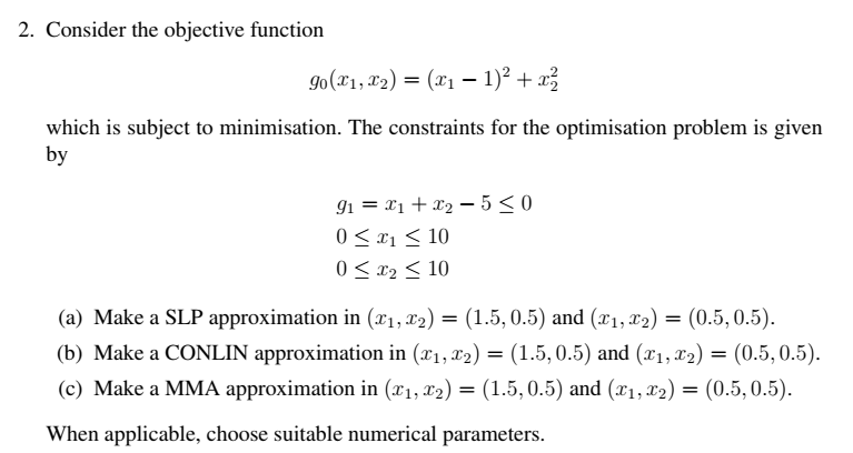 Solved Consider the objective | Chegg.com