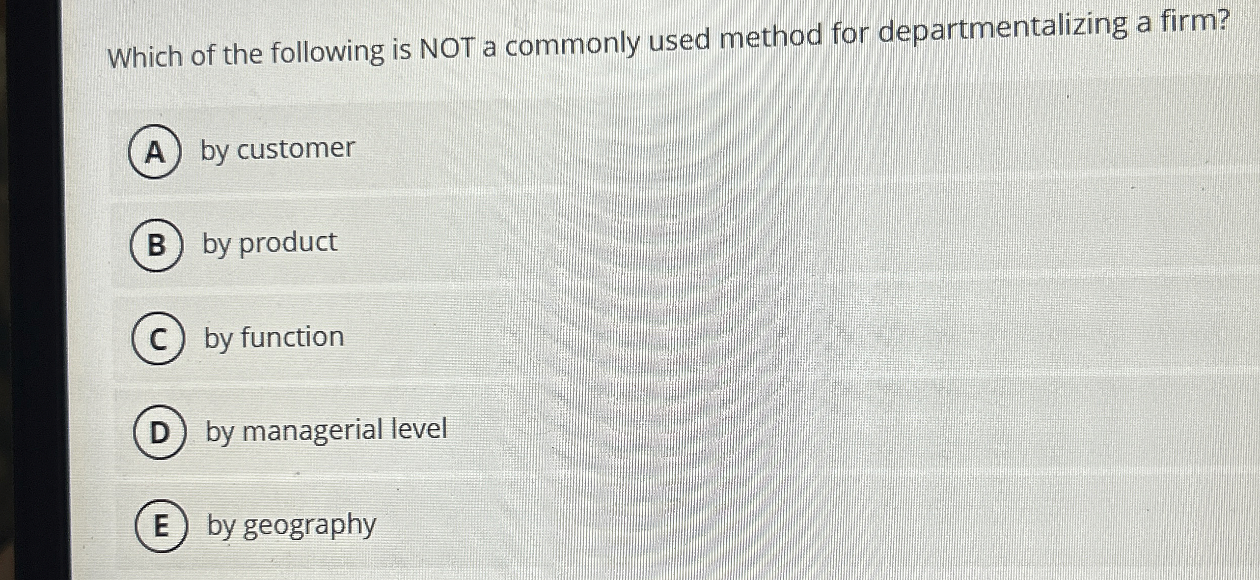 Solved Which of the following is NOT a commonly used method | Chegg.com