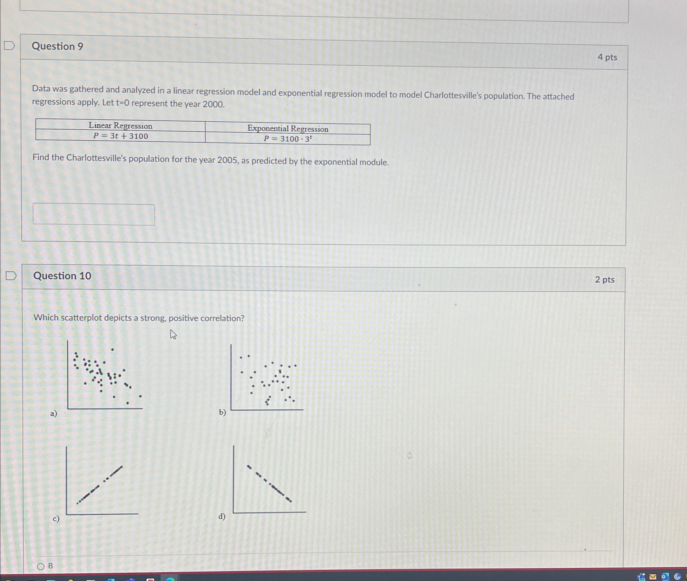 Solved Question 94 ﻿ptsData was gathered and analyzed in a | Chegg.com
