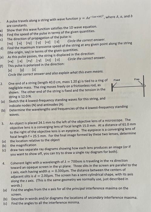 Solved these are physics problems. i've working on it but i | Chegg.com