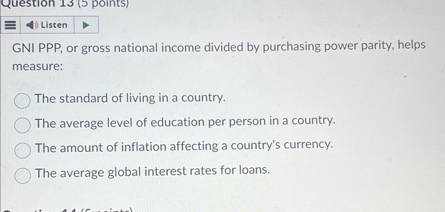 Solved GNI PPP, ﻿or gross national income divided by | Chegg.com