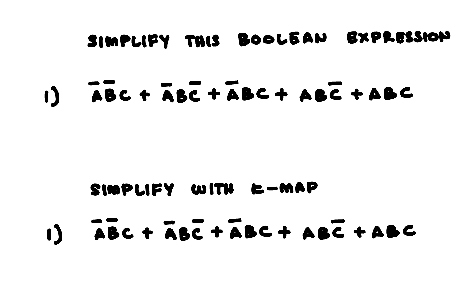 Solved Simplify This Boolean