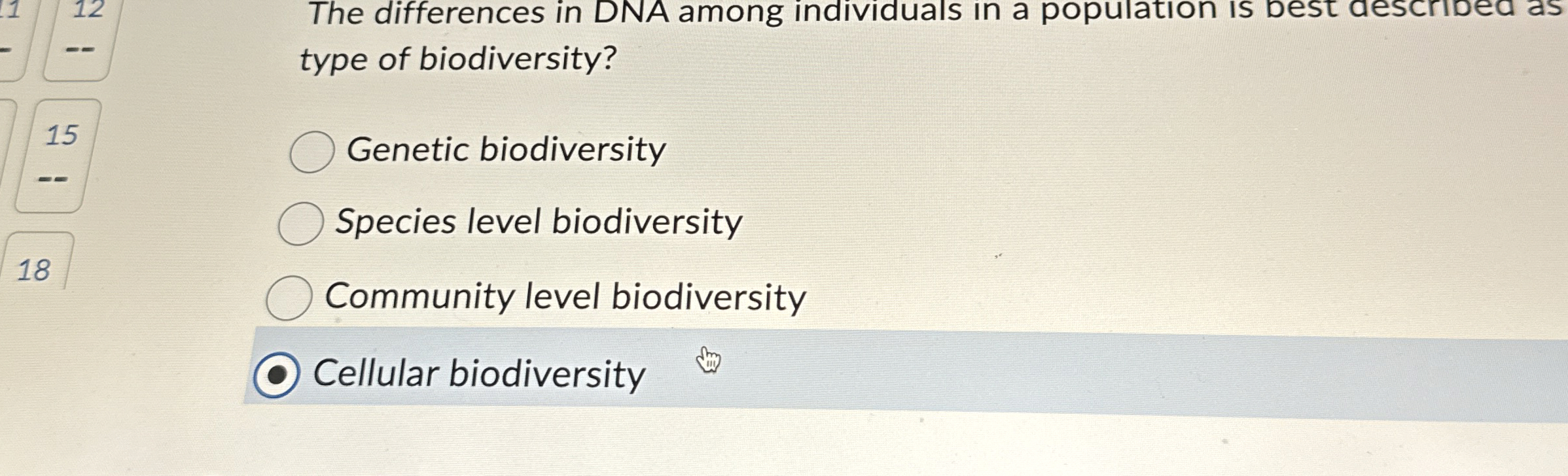 Solved The differences in DNA among individuals in a | Chegg.com