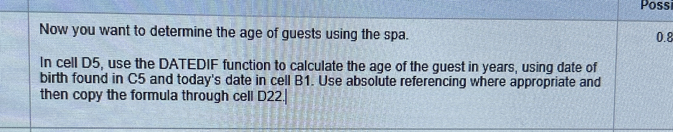 Solved Now you want to determine the age of guests using the | Chegg.com