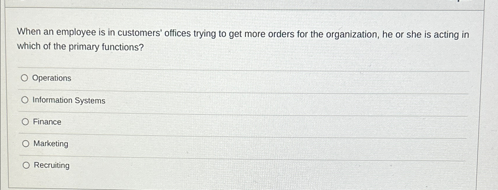Solved When an employee is in customers' offices trying to | Chegg.com