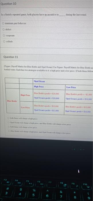 Solved Question 101 In a finitely repeated game, both | Chegg.com
