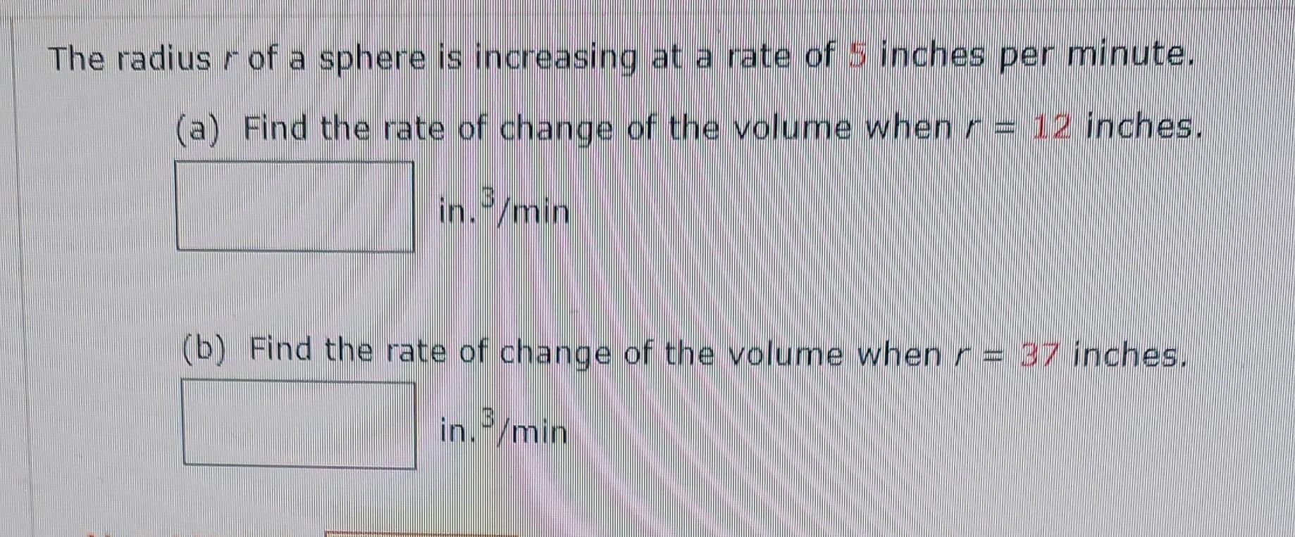 Solved All edges of a cube are expanding at a rate of 6 | Chegg.com