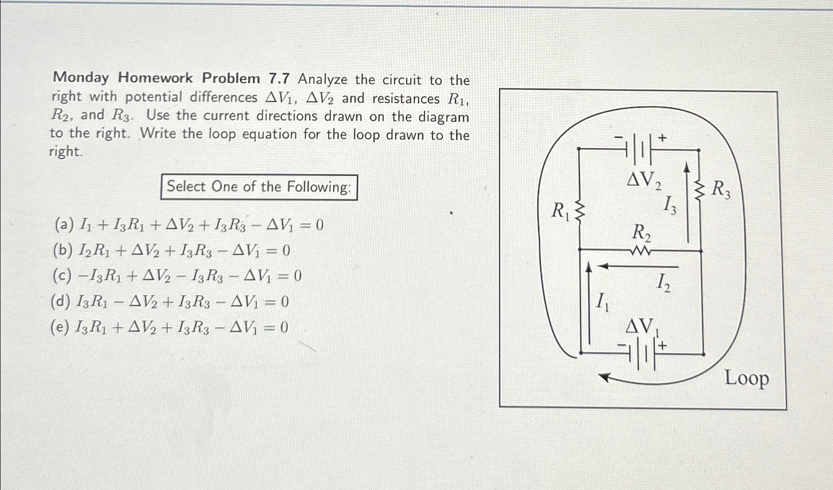 Solved Monday Homework Problem 7.7 ﻿Analyze the circuit to | Chegg.com