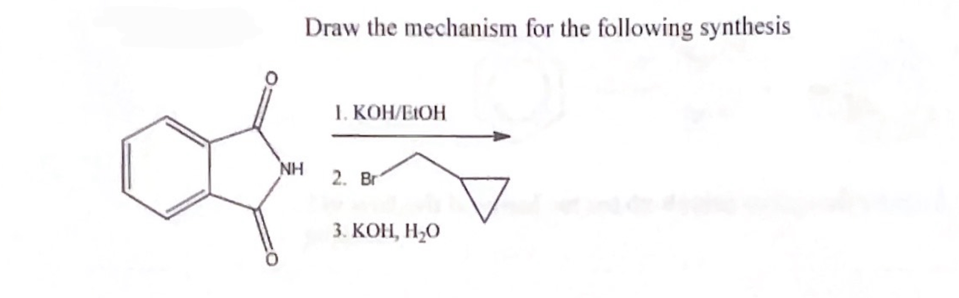 Solved Draw the mechanism for the following synthesis | Chegg.com