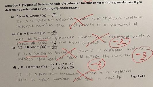 Solved Question 7. (12 points) Determine each rule below is | Chegg.com
