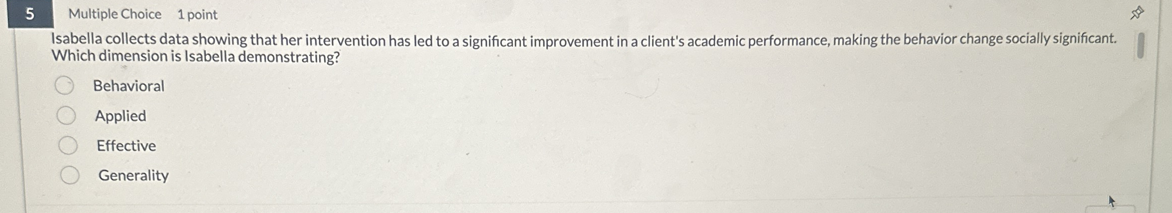 Solved 5Multiple Choice1 ﻿pointIsabella collects data | Chegg.com