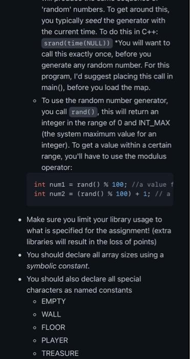 Solved @ Libraries you may use: (so many!) iostream • string | Chegg.com