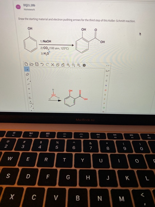 Solved DQ21.28a Homework Draw the mechanism (electron | Chegg.com