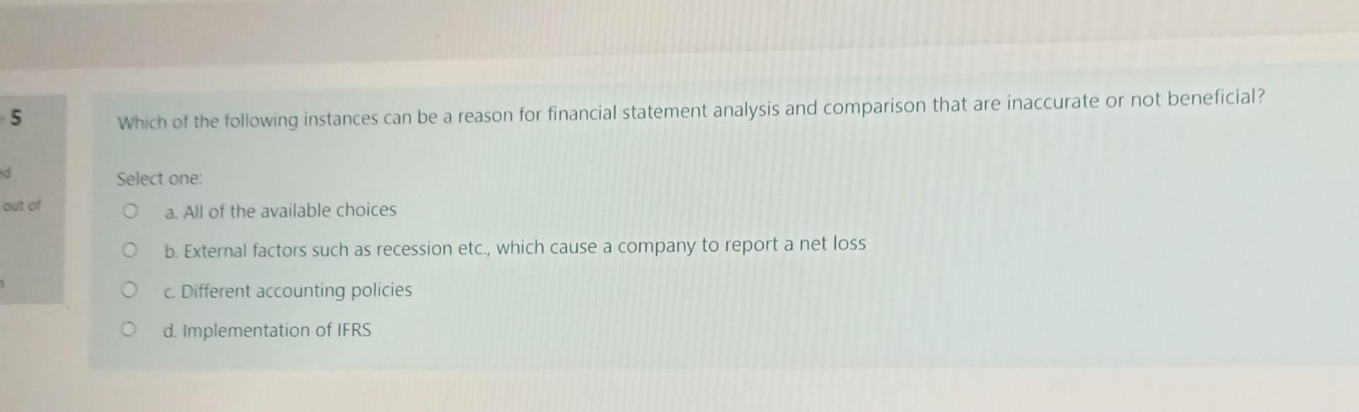 Solved Which of the following instances can be a reason for | Chegg.com